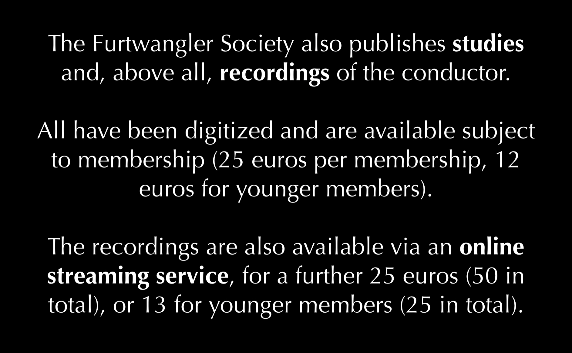 The Wilhelm Furtwangler Society – Sofronichrist